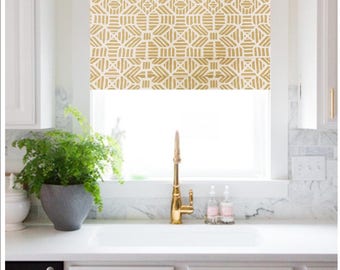Fabric roman shades | Etsy