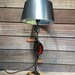 LEONCE meat grinder lamp with metal lamp shade lampe