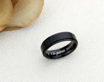 Mens promise ring | Etsy