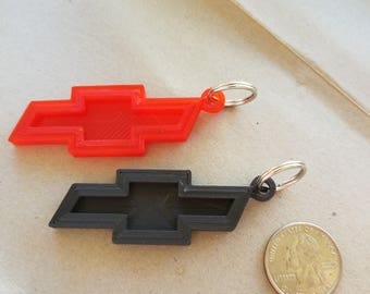 Customized Monogram 3d Printed Keychain