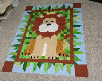 Lion quilt | Etsy
