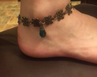 Celtic anklet | Etsy