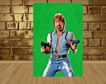 Chuck norris poster | Etsy
