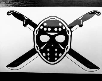 Jason voorhees decal | Etsy