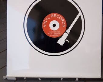 Vinyl Record Display Stand Now Spinning Shelf Free