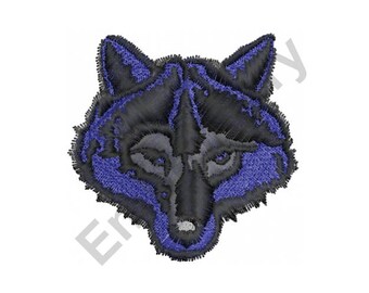 Wolf embroidery design | Etsy