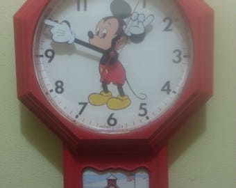 Mickey mouse clock | Etsy