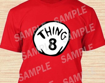Thing 1 thing 2 iron on | Etsy