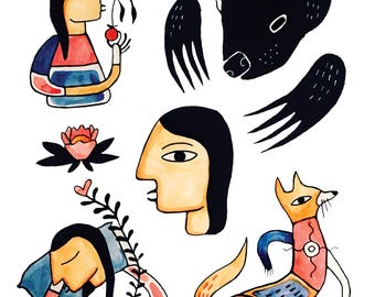 Ojibwe art | Etsy