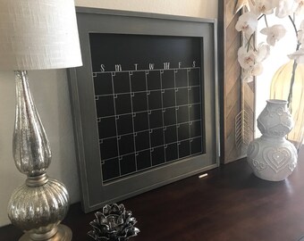 Chalkboard calendar | Etsy