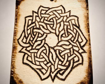 Wild Irish Rose Cast Paper Irish art Celtic Flower
