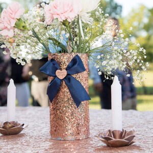 Rose gold vases | Etsy