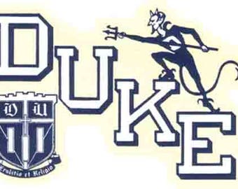 Duke decal | Etsy