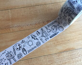 Science washi tape | Etsy