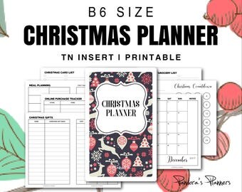 Christmas planner | Etsy