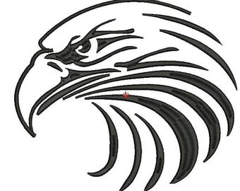 Instant Download Embroidery Design Eagle Head Machine