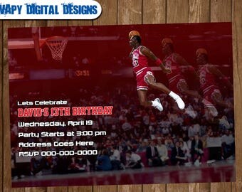 Michael jordan dunk | Etsy