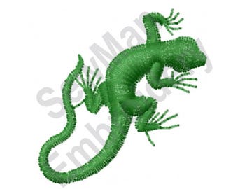 Lizard embroidery | Etsy