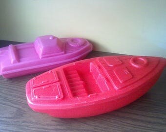 Vintage toy boat | Etsy