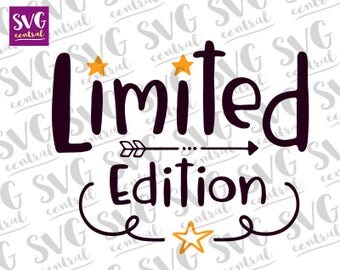 Limited edition svg | Etsy