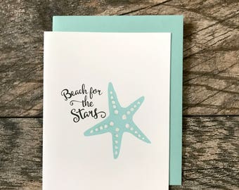 Starfish card | Etsy
