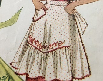 1940s apron pattern | Etsy