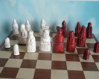 Lewis chess set | Etsy
