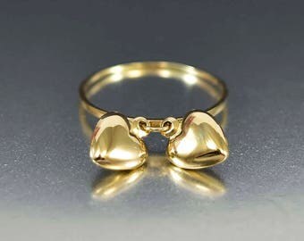 Dangle charm ring | Etsy