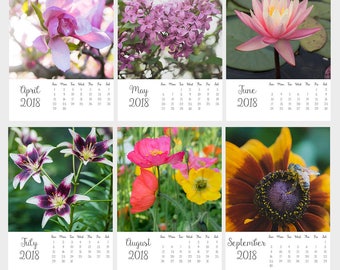 Flower calendar | Etsy