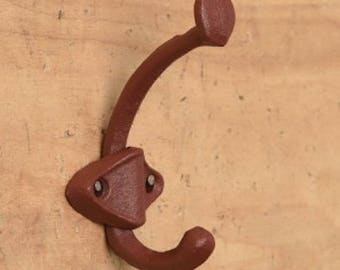 Cast iron coat hooks | Etsy