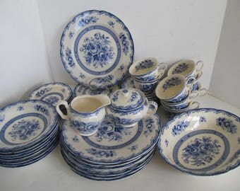 Blue and white china | Etsy