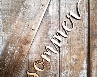 Laser cut words | Etsy