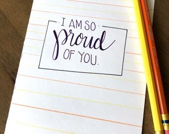Proud of you card | Etsy