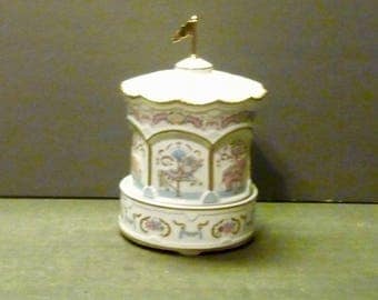 Porcelain music box | Etsy