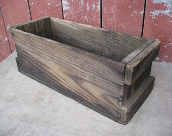 Wooden crate box | Etsy