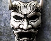 Handmade Fiberglass Hannya Oni Masks by TheDarkMask on Etsy