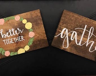 Small wooden sign | Etsy