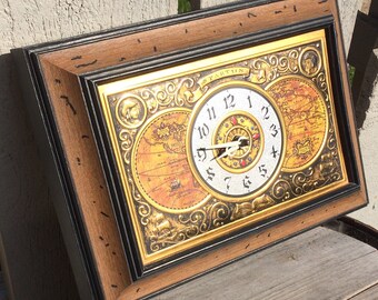 Retro wall clock | Etsy