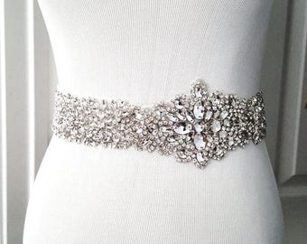 Rhinestone belt | Etsy
