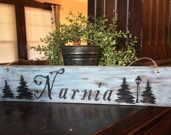 Narnia sign | Etsy