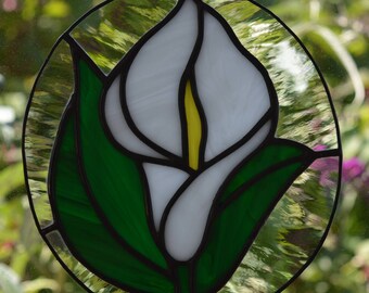 Stained glass lily | Etsy
