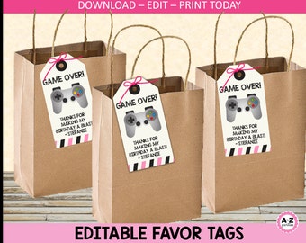 Game over tag | Etsy