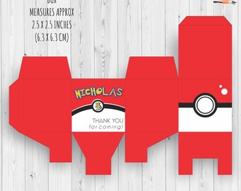 Printable gift box | Etsy