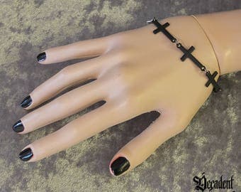 Goth bracelet | Etsy