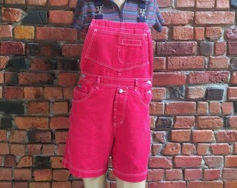 Red overalls | Etsy
