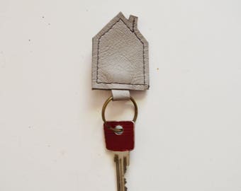 Leather keyring | Etsy