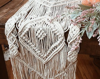 Macrame table | Etsy