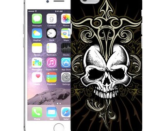 Skull phone case | Etsy