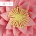 SVG Flower Center Template Paper Flower Template DIY Center