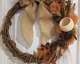 18 Religious Fall Wreath Cross Fall Wreath Fall